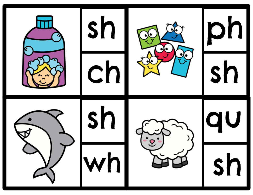 Beginning Digraph Clip Activity (Copy) – Lotus Learning