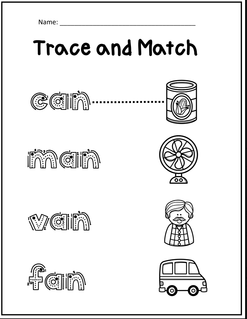 CVC Trace and Match (Copy) – Lotus Learning