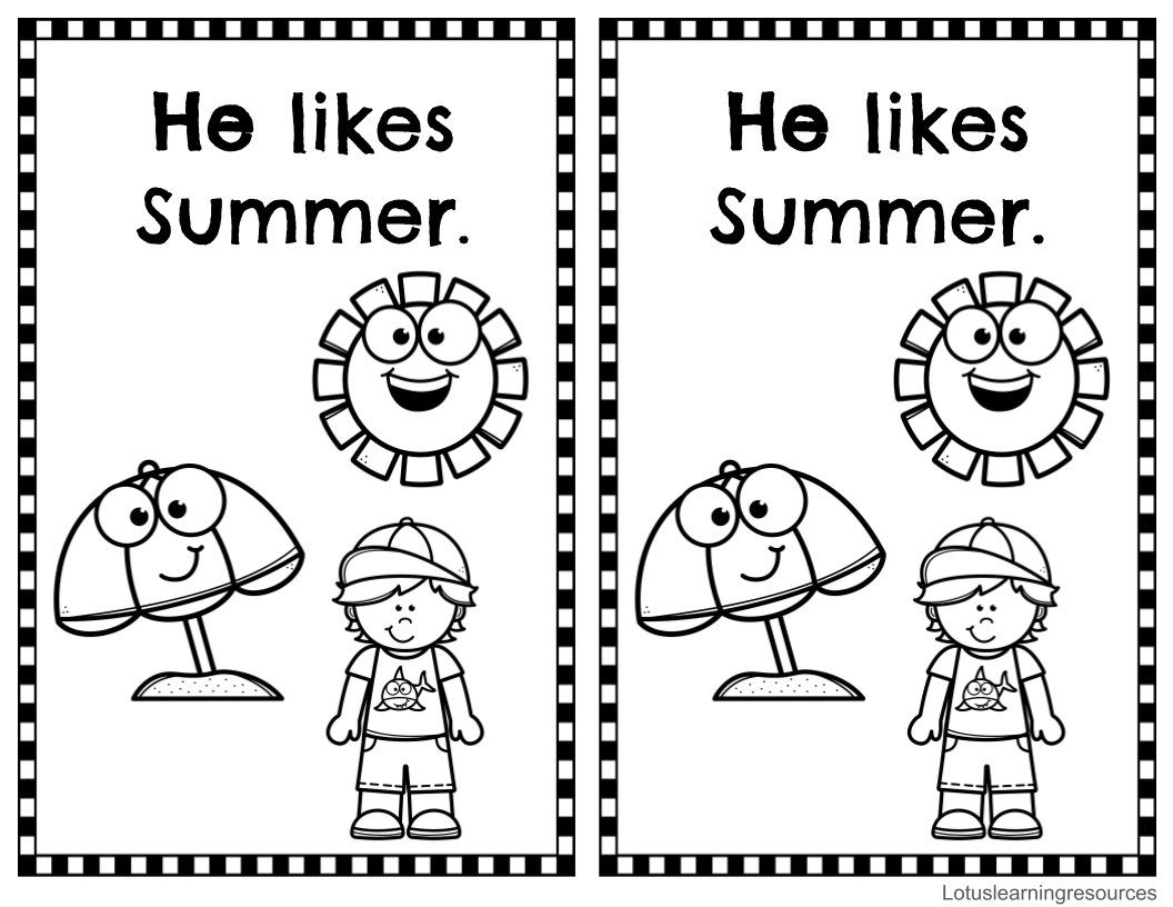 Sight Word Booklet-He (Copy) – Lotus Learning