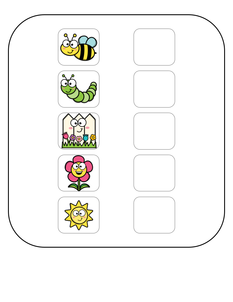Spring Matching File Folder (Copy) – Lotus Learning
