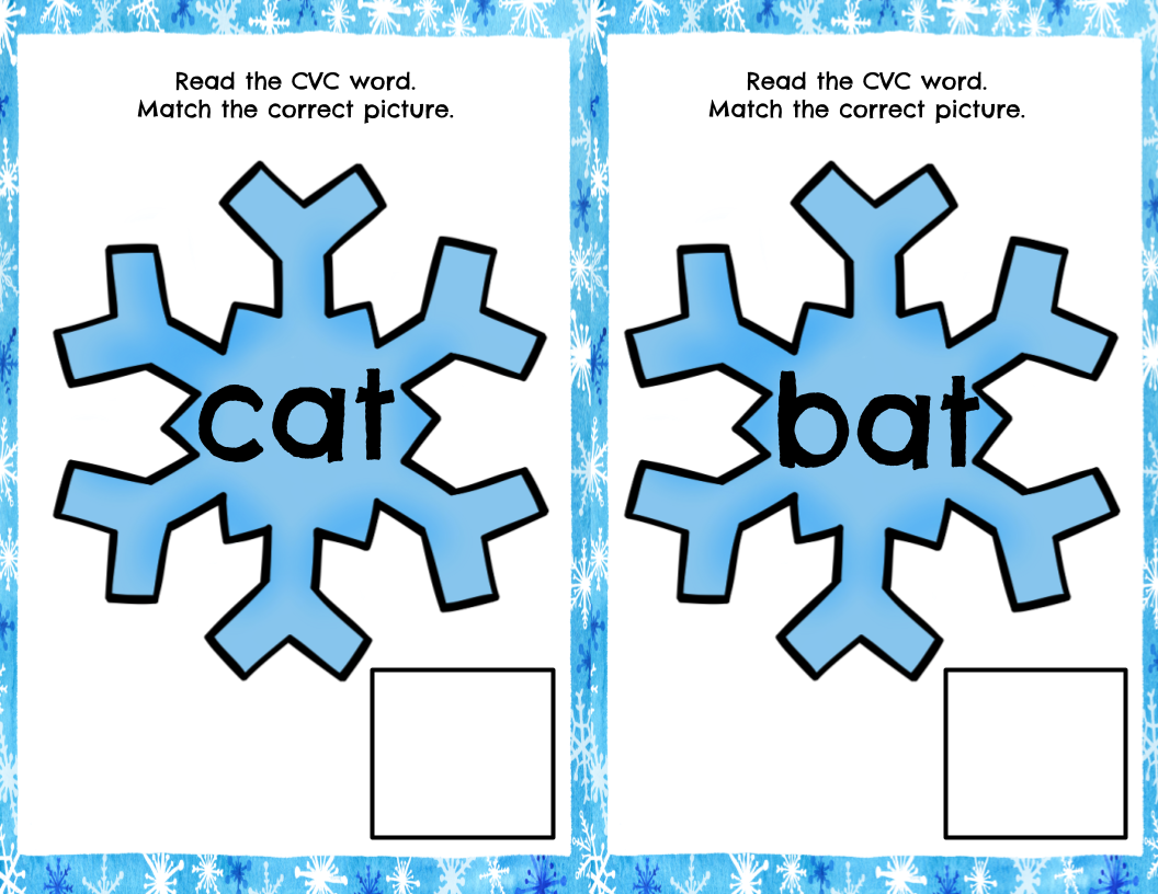 Winter CVC Cards (Copy) – Lotus Learning