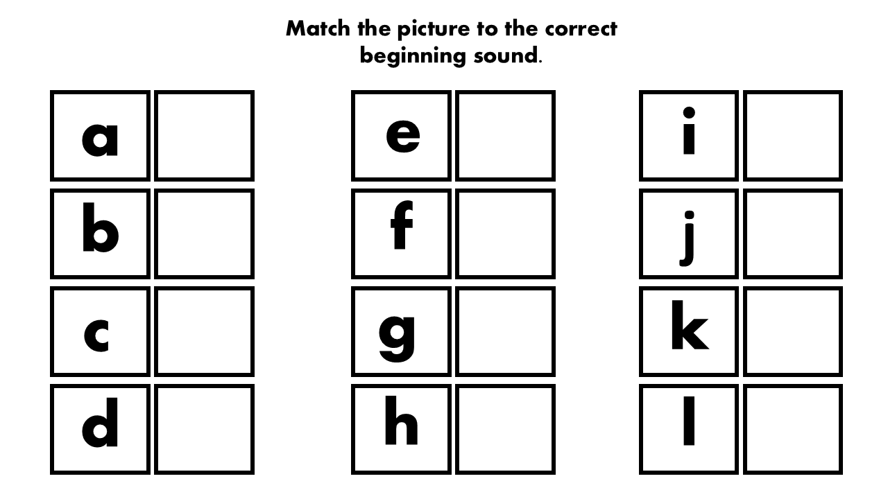 Letter Sound Match – Lotus Learning