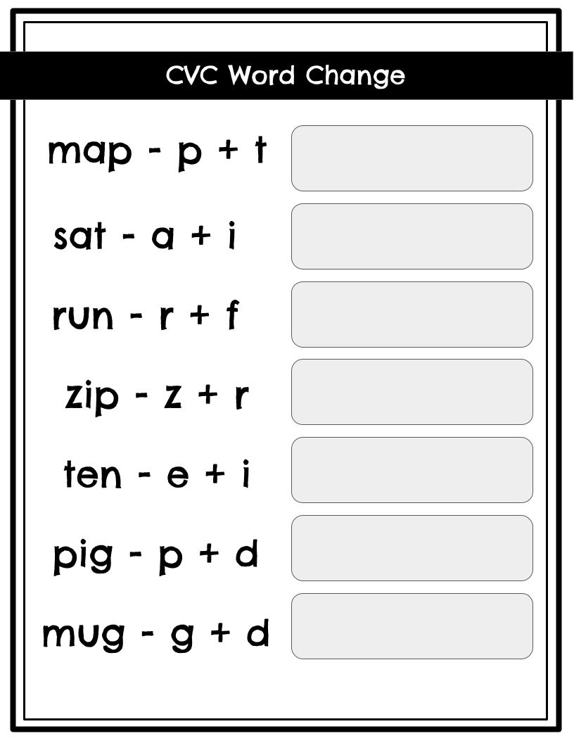 CVC Word Change (Copy) – Lotus Learning