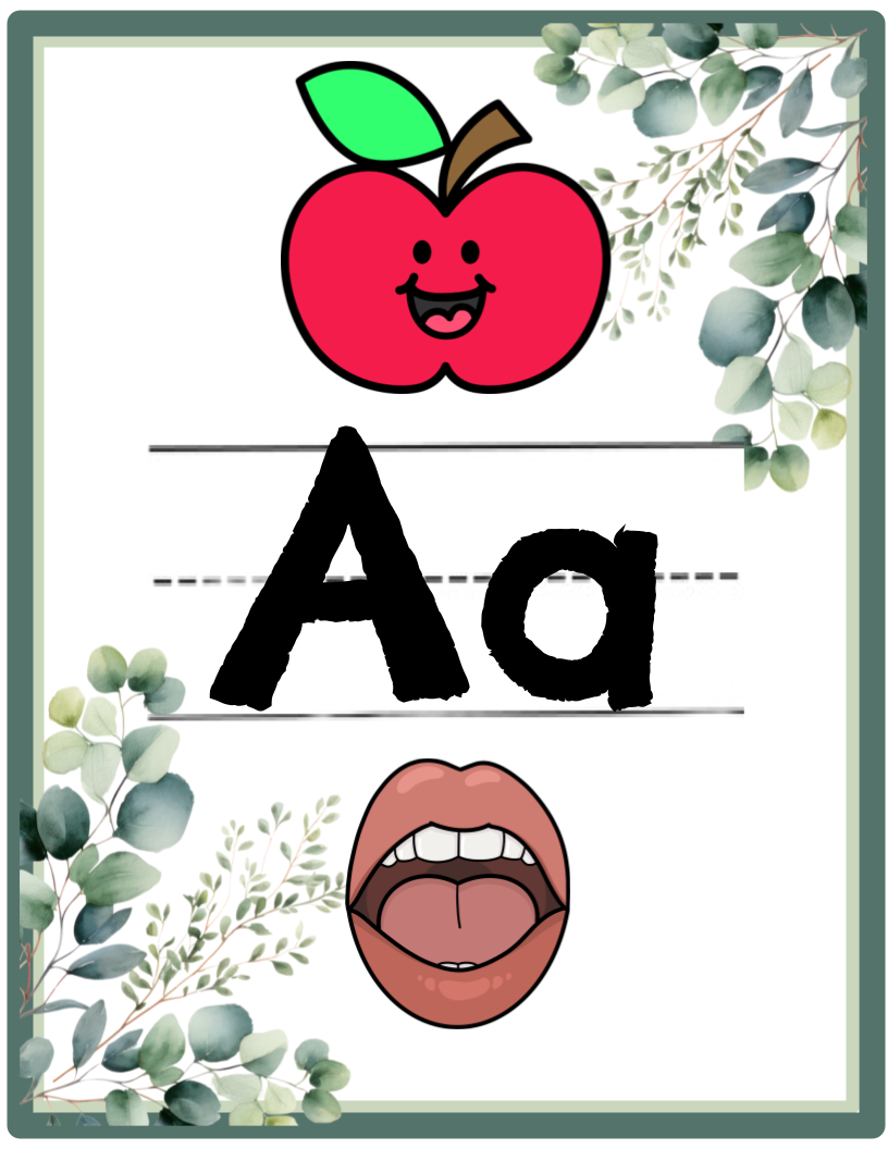 Eucalyptus Alphabet Posters – Lotus Learning