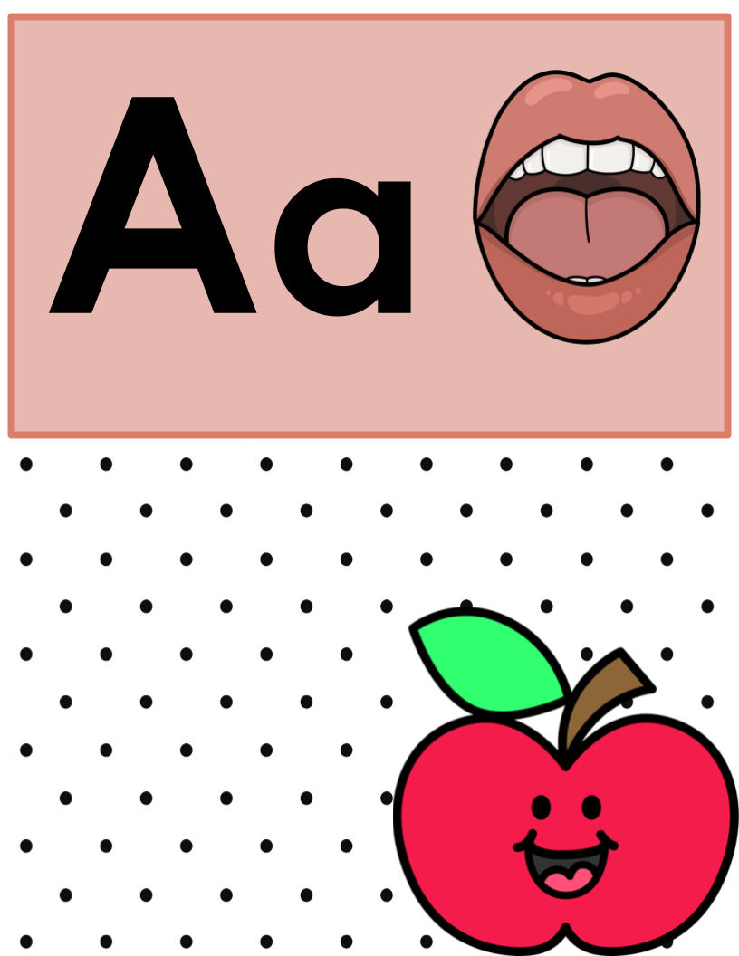 Neutral Polka Dot - Alphabet Posters (Copy) – Lotus Learning